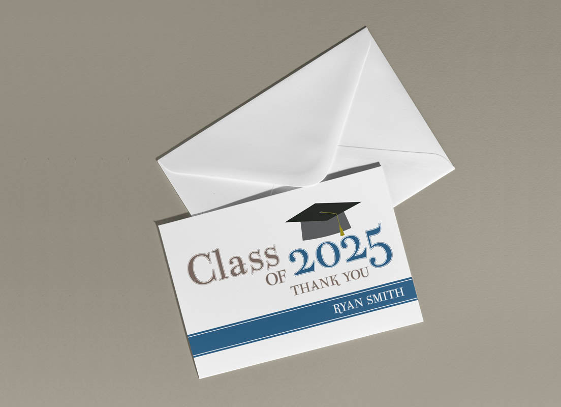 Class of 2025 Thank You Card – Note Pads and More